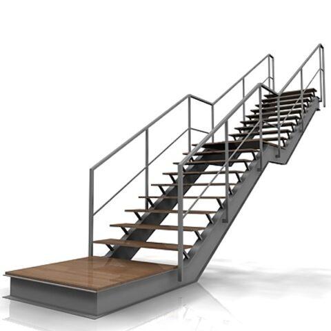 Commercial Steel Stairs - Elite Portal Frames