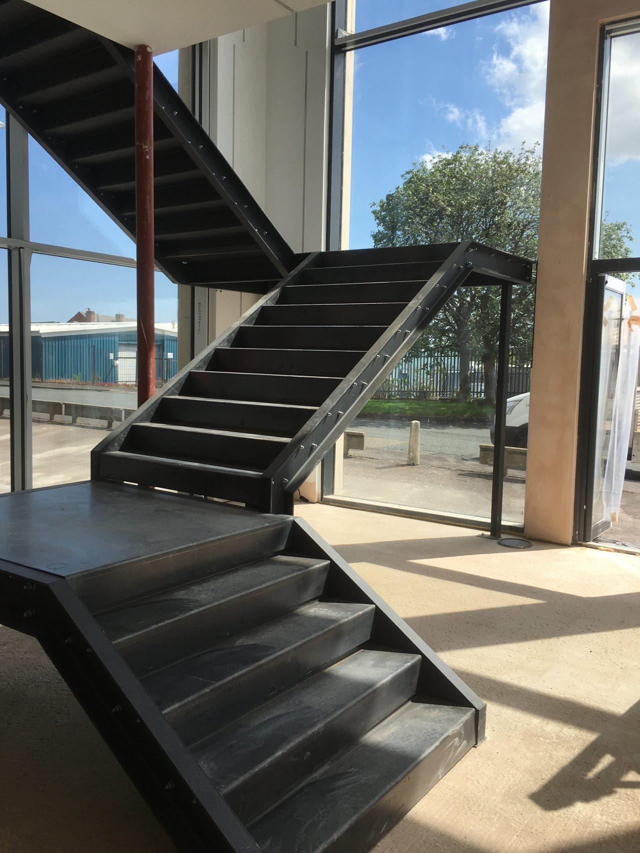 Steel Staircase Manchester - Elite Portal Frames