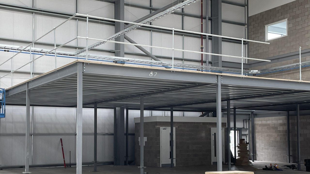 Mezzanine Floor Liverpool - Elite Portal Frames